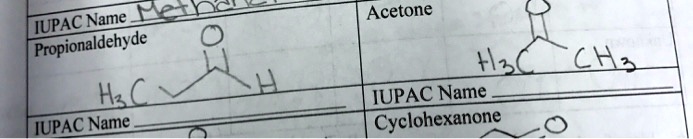jupac name propionaldehyde acetone hlz jupac name cyclohexanone gha h ...