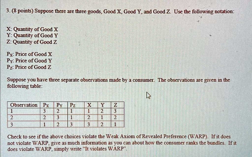 SOLVED: - The table is not properly formatted - There are missing values in the table - There ...