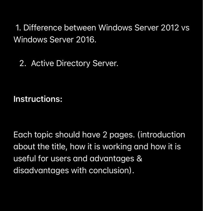 SOLVED: Difference between Windows Server 2012 vs Windows Server 2016 Windows Server 2012 and ...