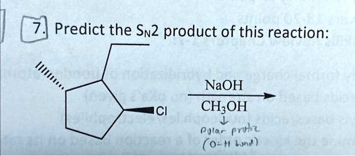 SOLVED: Predict the SN2 product of this reaction: Predict the SN2 ...