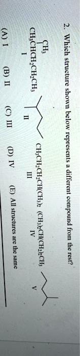 SOLVED: (A) SH; Which CH;CHCH,CH,CH; (B) MI structure shown (C) below ...