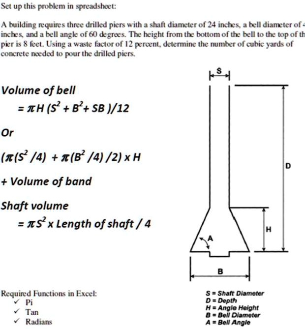 SOLVED: Set up this problem in spreadsheet: building a square with ...