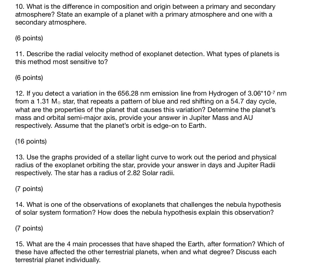 SOLVED: 103 What is the difference in composition and origin between a primary and secondary ...