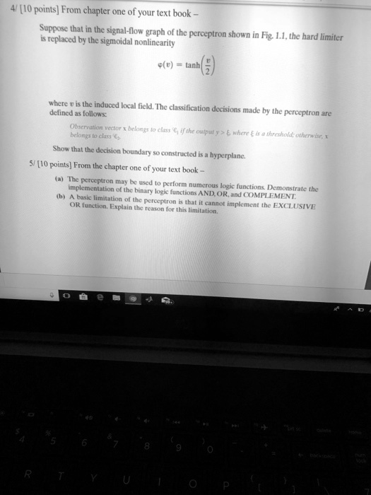 [GET ANSWER] 4/ [10 points] From chapter one of your text book ...