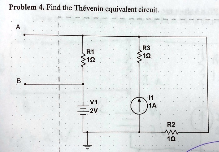 SOLVED: Keep A and B open circuit, calculate VOC using superposition method. Draw the circuit ...