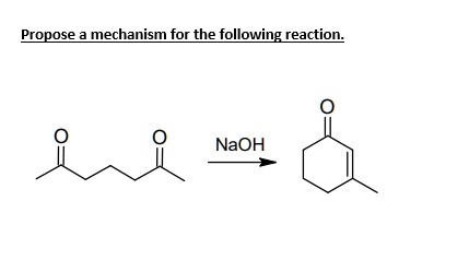 SOLVED: Please help me propose a mechanism for the reaction in the above image Propose a ...