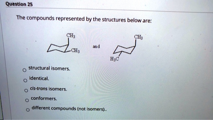 SOLVED: The compounds represented by the structures below are: CH2 and CH3. Hydrocarbon ...