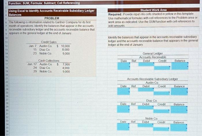 Solved Text Help Function Sum Formula Subtract Cell Referencing Using Excel To Identify 8181