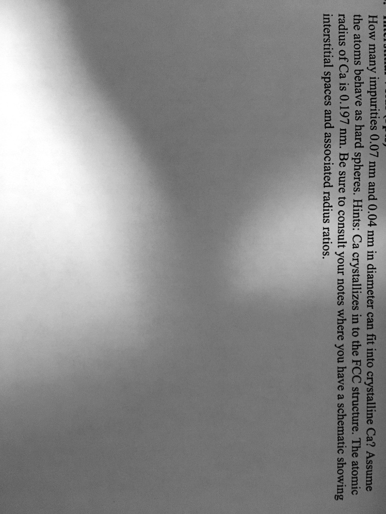 SOLVED: interstitial spaces and associated radius ratios.