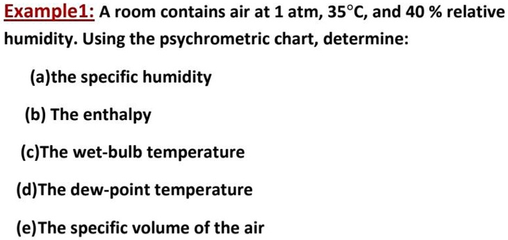 SOLVED: Title: Thermodynamics II Problem Using Psychrometric Chart ...