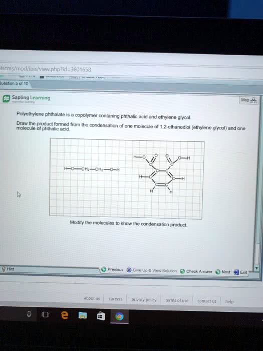 SOLVED: scms/mod/ibisview.php?id=3601658 Question 5 of 10 Sapling ... SOLVED: scms/mod/ibisview.php?id=3601658 Question 5 of 10 Sapling ...