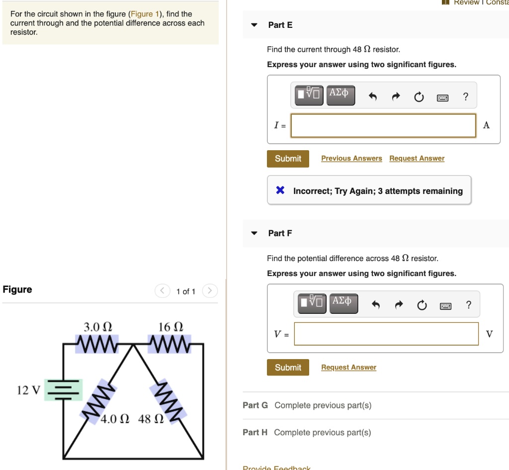 SOLVED: For the circuit shown in the figure (Figure 1), find the ...