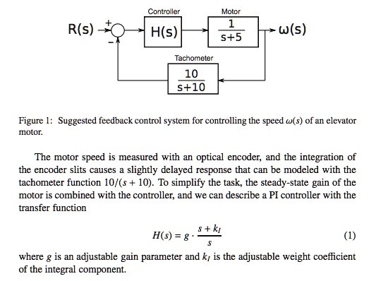 SOLVED: prove that the steady-state tracking error vanishes in this ...