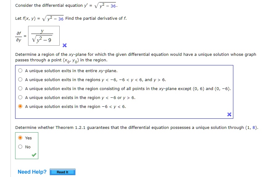 SOLVED:Consider the differentiab equation Y Let f(x, Y) = yz Find the partial derivative of f ...