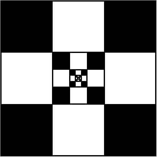 a square is divided into nine smaller squares of equal area the center ...
