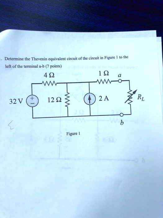 determine the thevenin equivalent circuit of the circuit in figure i to the left of the terminal ...