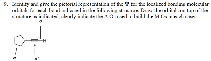 SOLVED: Identify and give the pictorial representation of the Psi for ...