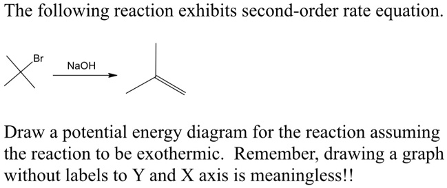 the following reaction exhibits second order rate equation naoh draw a ...