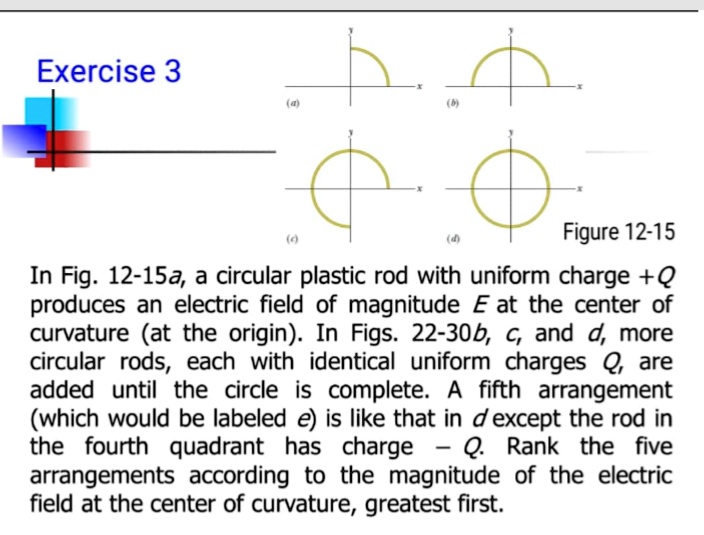 SOLVED: Figure 12-15: In Fig. 12-15a, a circular plastic rod with ...