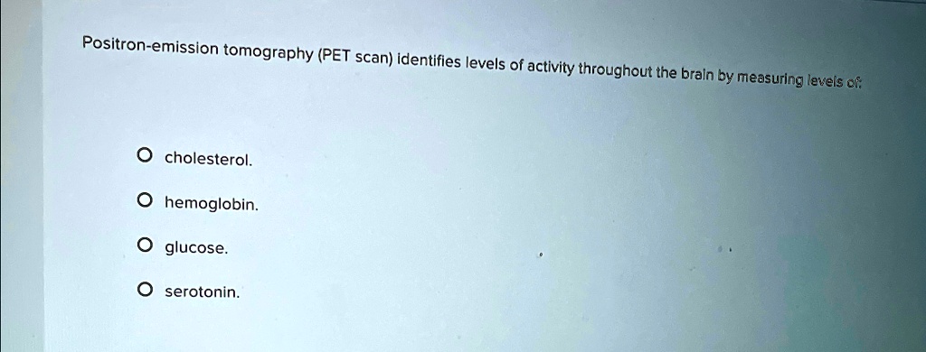 positron emission tomography pet scan identifies levels of activity ...