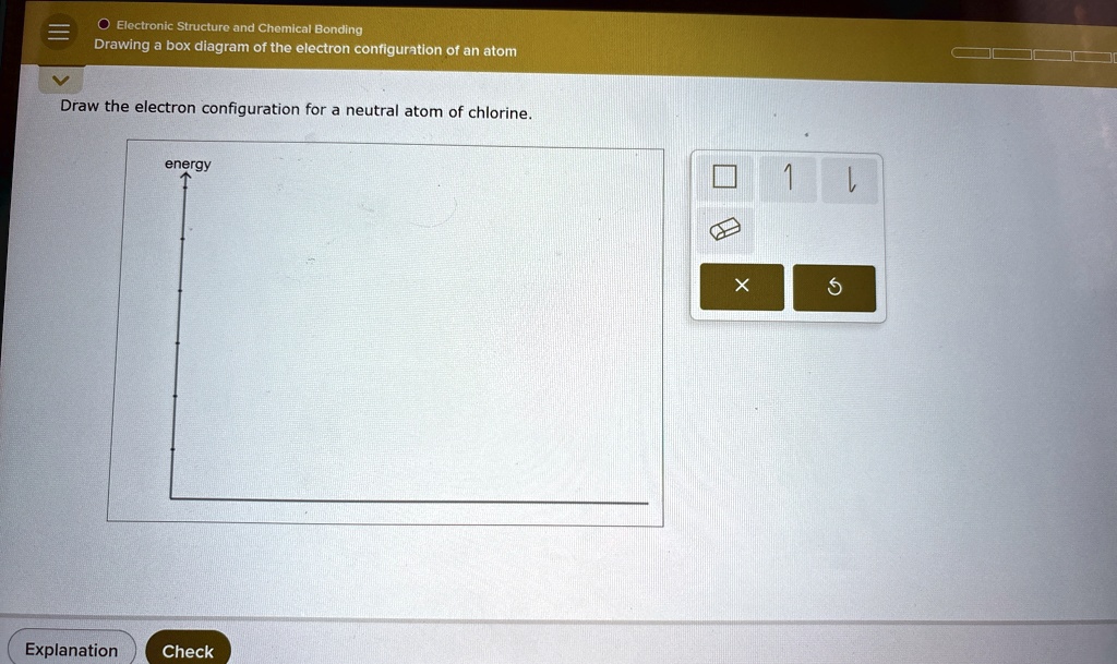 Electronic Structure and Chemical Bonding Drawing a box diagram of the ...