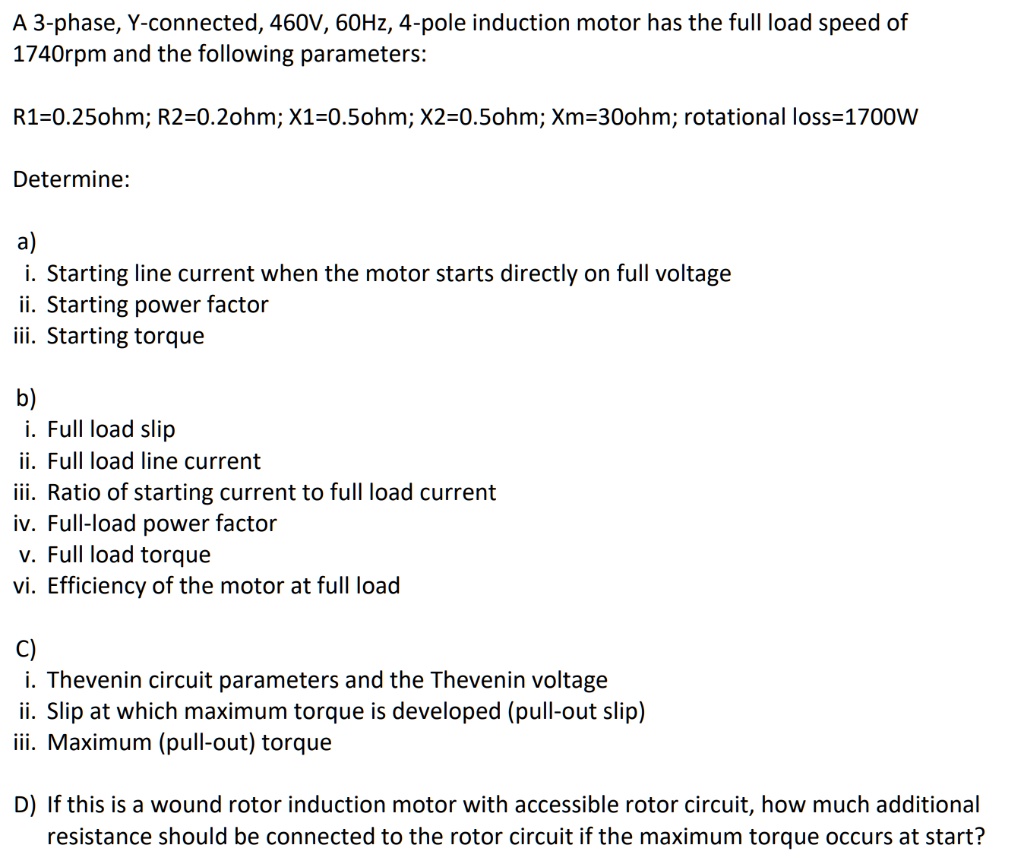 SOLVED: Text: Electric Machines and Power Electronics Please let me ...