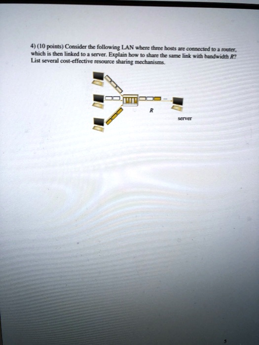SOLVED: 410 points Consider the following LAN where three hosts are connected to a router, which ...