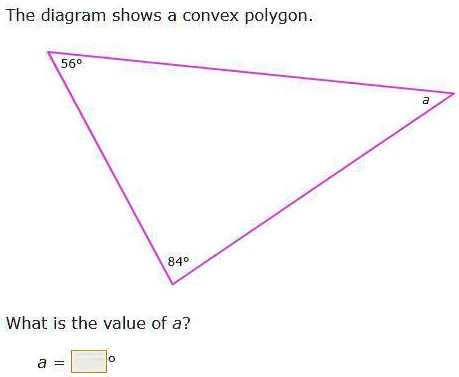 SOLVED: 'The diagram shows a Convex Polygon, what is the value of A ...