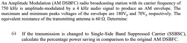 an amplitude modulation am dsbfc radio broadcasting station with its ...