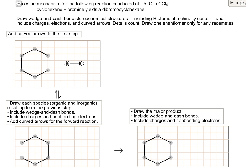 SOLVED: ow the mechanism for the following reaction conducted at 5 PC ...