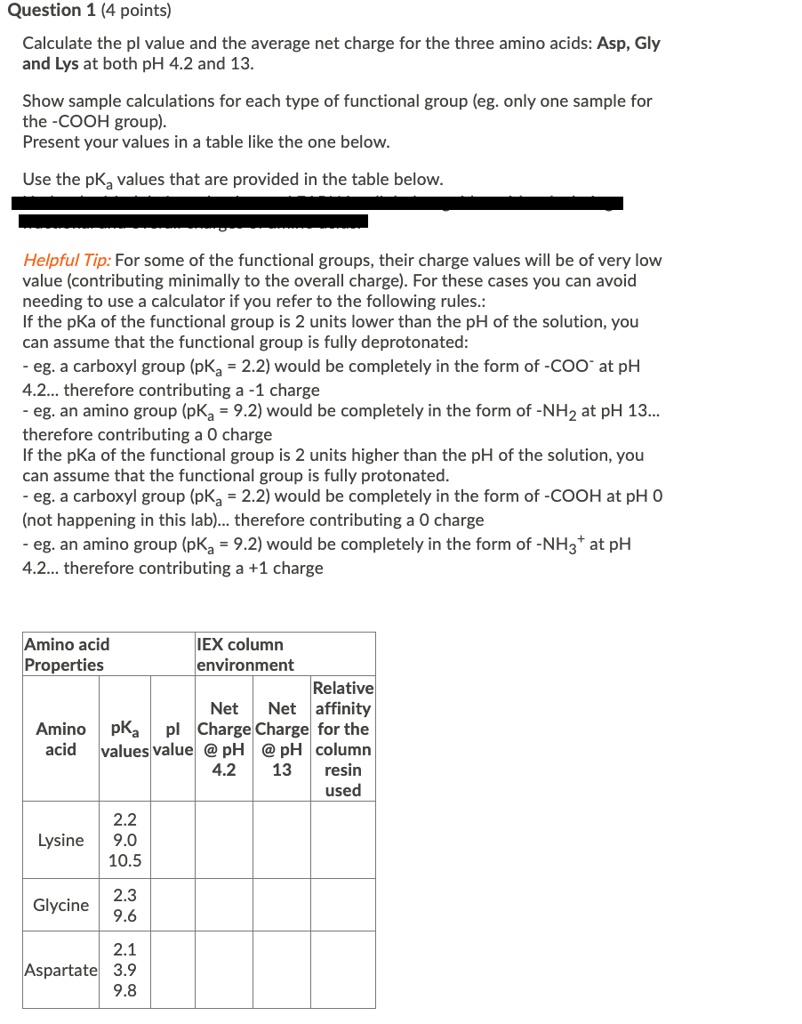 question 1 4 points calculate the pl value and the average net charge ...