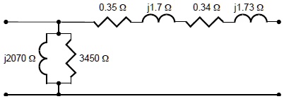 SOLVED: The simplified per-phase equivalent diagram seen at the primary ...