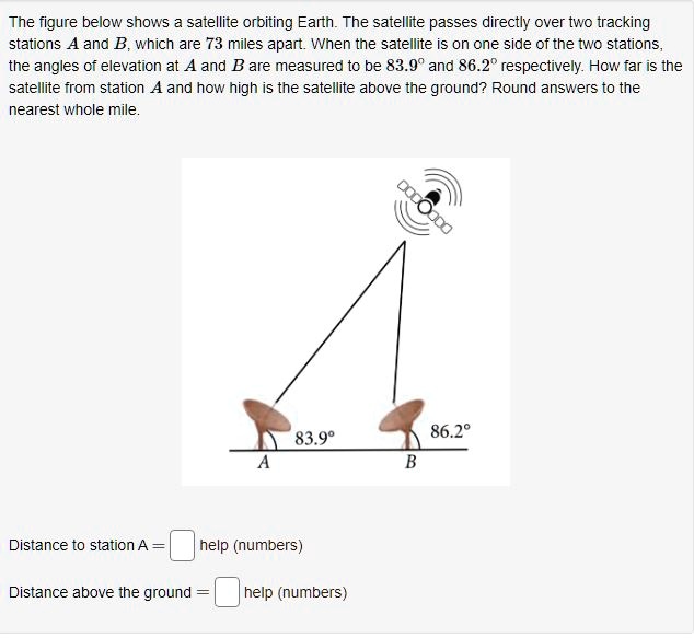 SOLVED: Texts: The figure below shows a satellite orbiting Earth. The ...