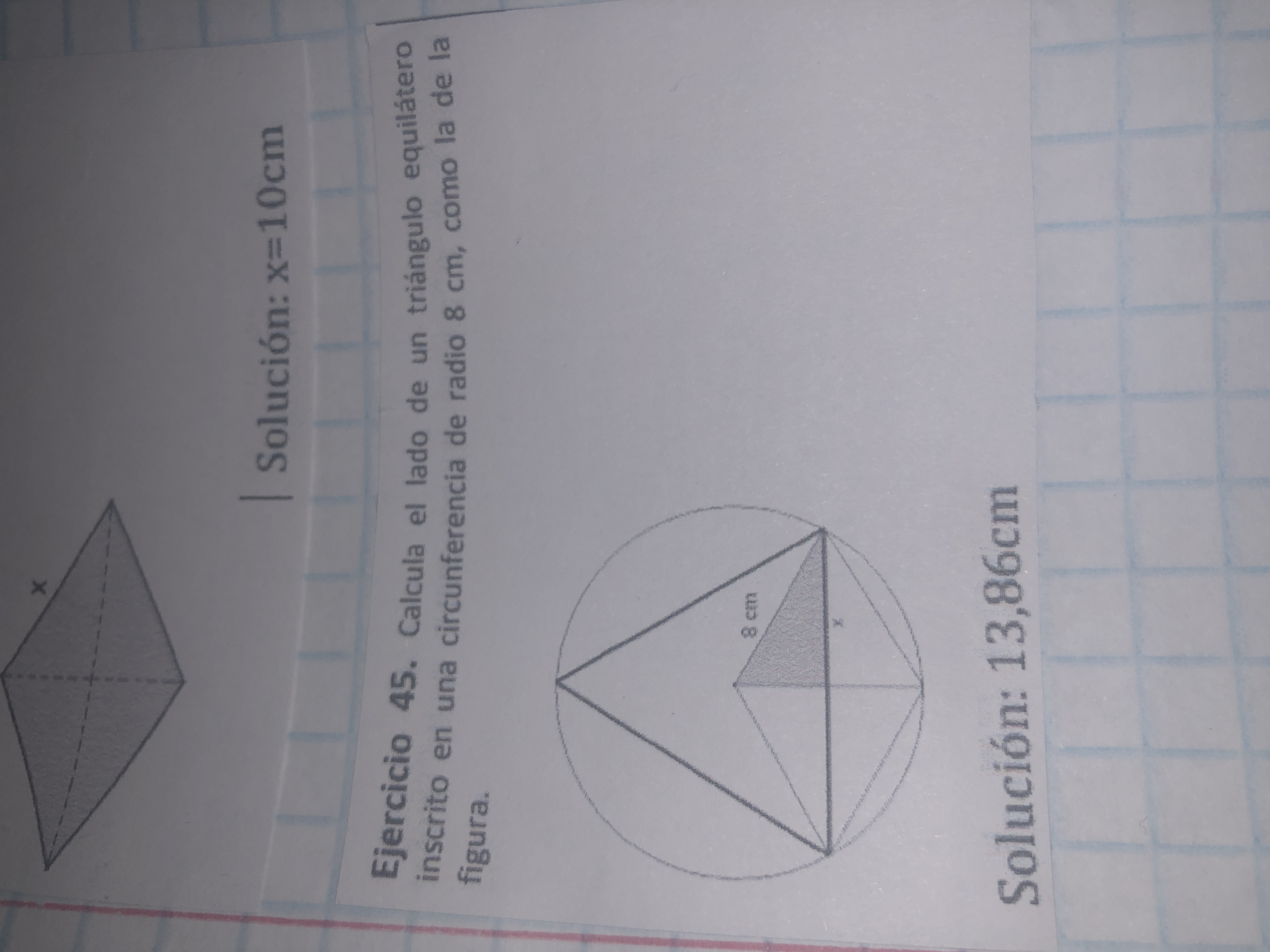 Triangulo Equilatero Inscrito En Una Circunferencia