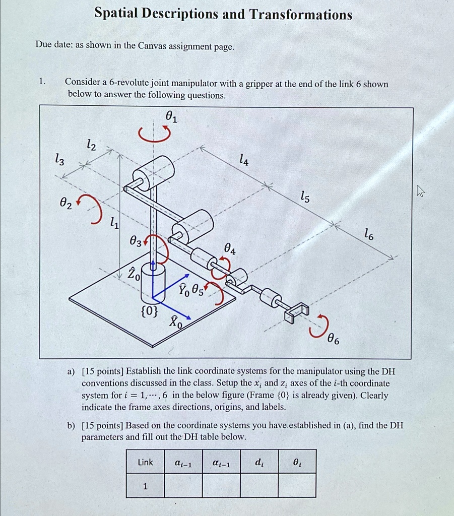 SOLVED: Spatial Descriptions and Transformations Due date: as shown in ...