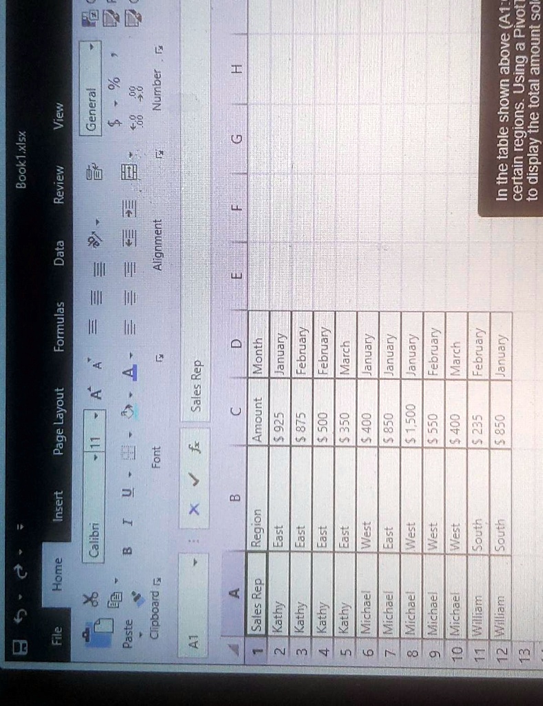 Book1.xlsx File Home Insert Page Layout Formulas Data Review View Calibri 11 A A = General ...