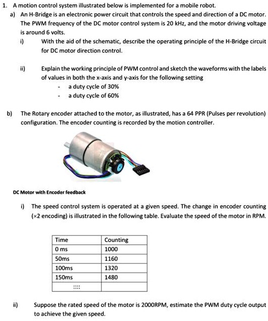 motion control system illustrated below is implemented hor mobile robot ...