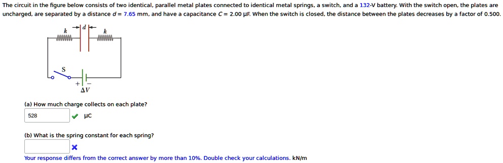 the circuit in the figure below consists two identical parallel metj ...