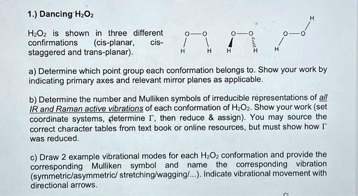 texts 1 dancing h2o2 h2o2 is shown in three different conformations cis ...