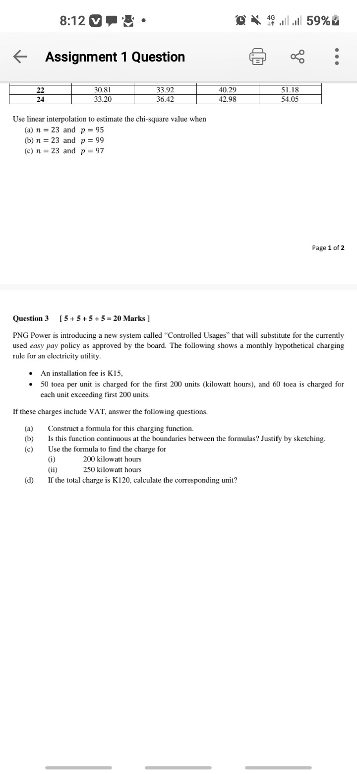 SOLVED: 8: 12 v+ (?) ? +1^4 G, 11,1159 % ← Assignment 1 Question 2 2 30 ...
