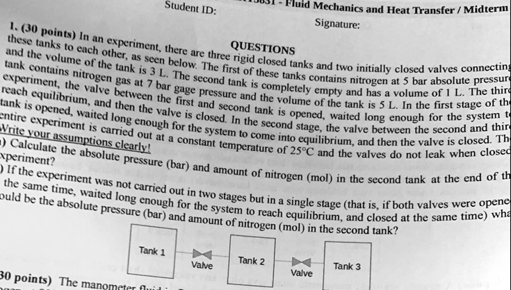 SOLVED: QUESTIONS points) In an experiment, there are three rigid ...