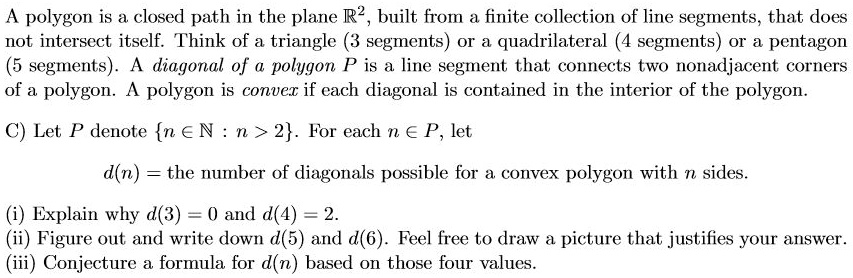 SOLVED:A polygon is a closed path in the plane R2 , built from a finite collection of line ...