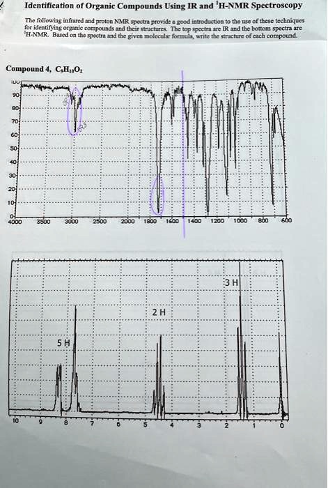 Identification of Organic Compounds Using IR and H-NMR Spectroscopy The ...