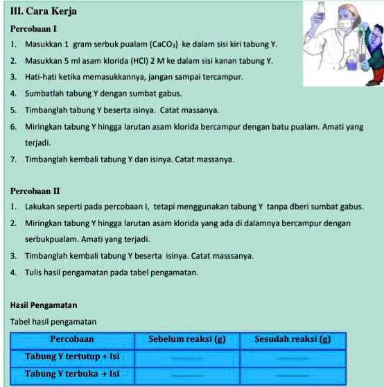 SOLVED: pertanyaan saya kalau tabung Y tertutup apakah massa nya akan ... SOLVED: pertanyaan saya kalau tabung Y tertutup apakah massa nya akan ...