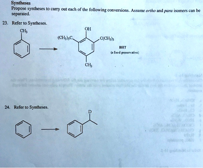 SOLVED: Syntheses Propose syntheses to carry out each of the following ... SOLVED: Syntheses Propose syntheses to carry out each of the following ...