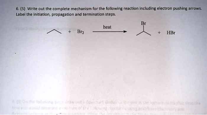SOLVED: Write out the complete mechanism for the following reaction, including electron pushing ...