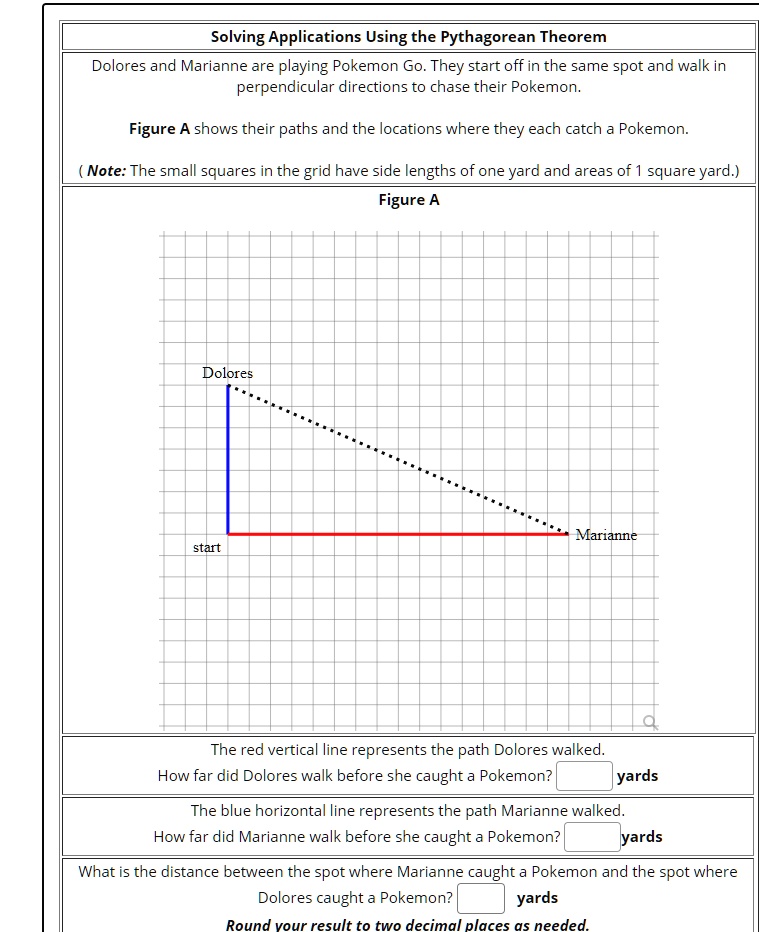 Solving Applications Using the Pythagorean Theorem Dolores and Marianne ...