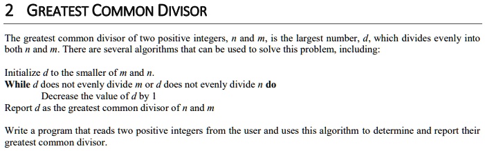 Solved I Need Python 3 Codes For This Question Greatest Common