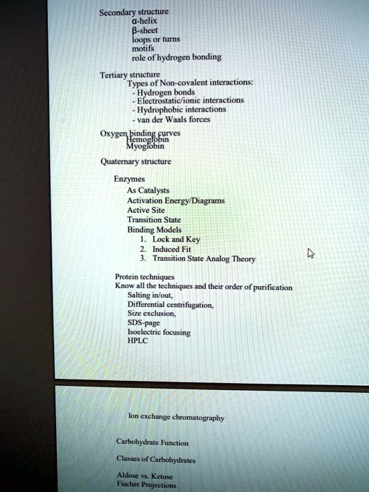SOLVED: Secondary structure: helix, B-sheet, loops (UIs motifs), role ...