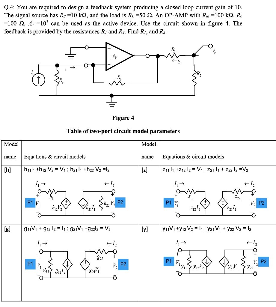 SOLVED: Rephrasing: Using the circuit in Figure 4, find values for R1 ...